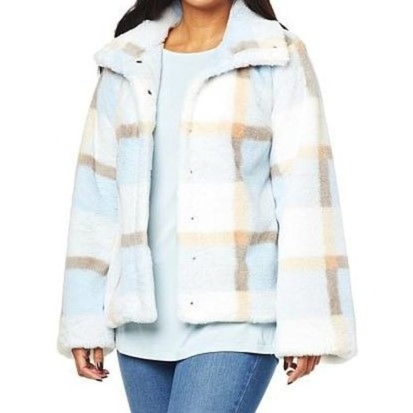 Colleen Lopez | Jackets & Coats | Colleen Lopez Bellsleeve Faux Fur ...